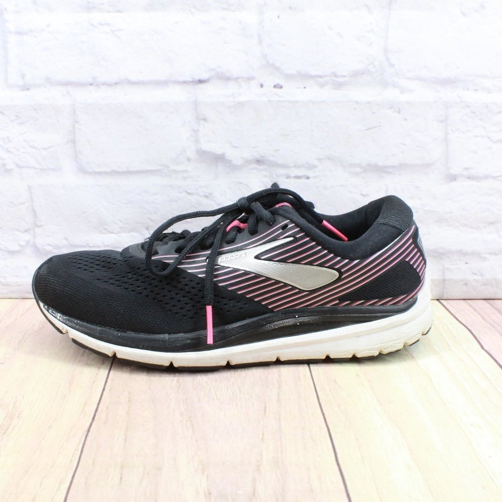 Brooks Addiction 14 Black Pink Mesh Breathable Runnin… - Gem